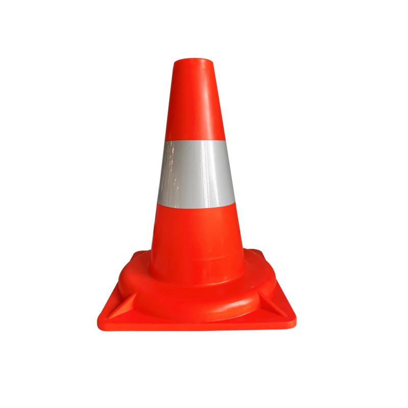 Marking cone with reflective band