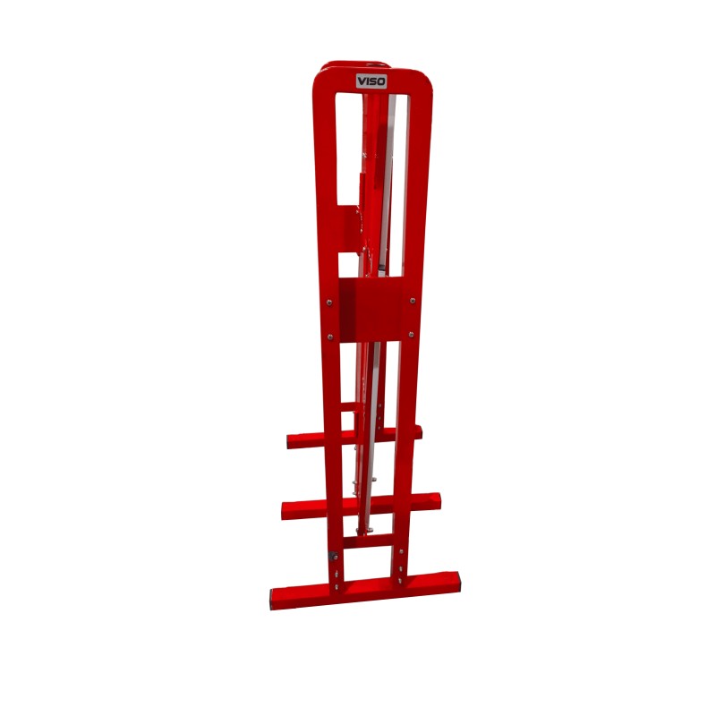 Extendable steel safety barrier